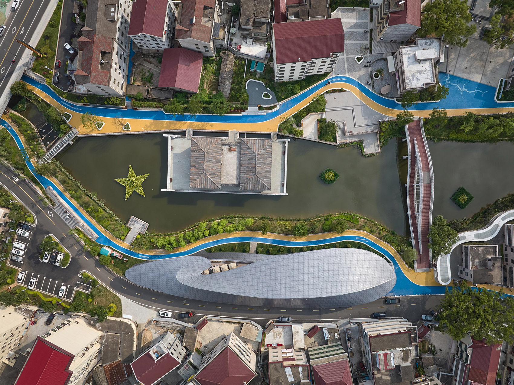 Wan ‘an Shikoutang Fish Culture Center by Oumoumou Studio, SJTU - 谷德设计网