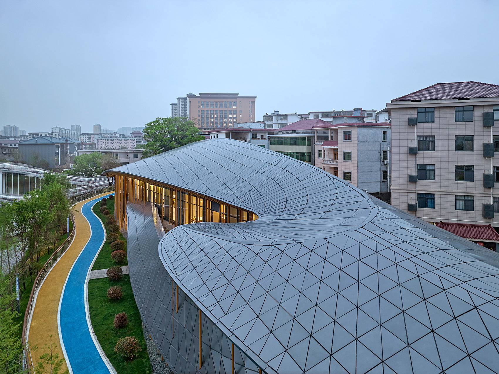 Wan ‘an Shikoutang Fish Culture Center by Oumoumou Studio, SJTU - 谷德设计网