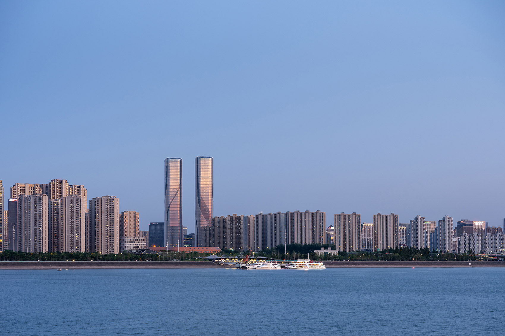 Hangzhou Shimao Wisdom Tower Super High-rise Urban Complex by Atelier ...