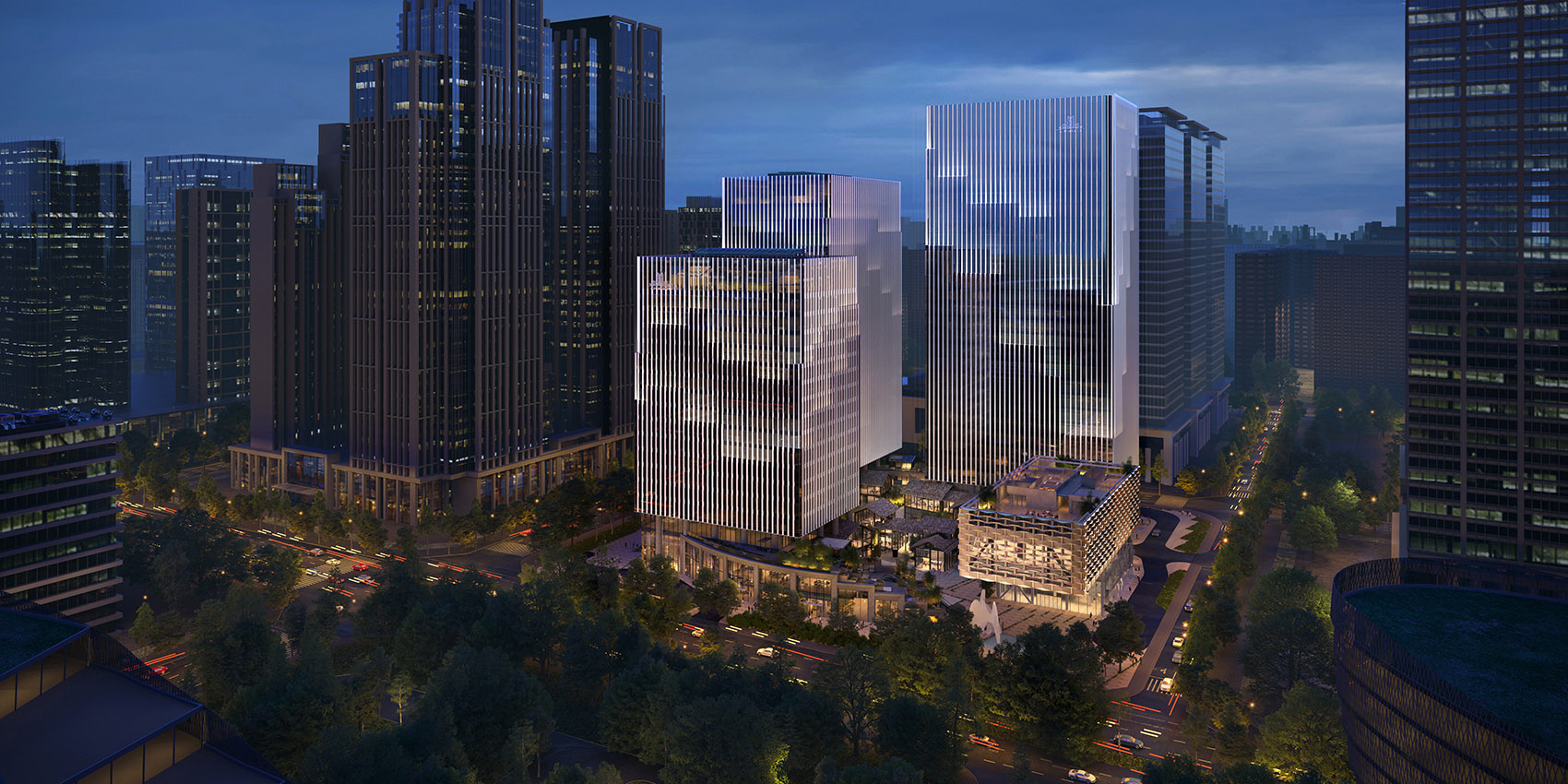 Chengdu Jiaozi Courtyard Towers, China by MVRDV - 谷德设计网