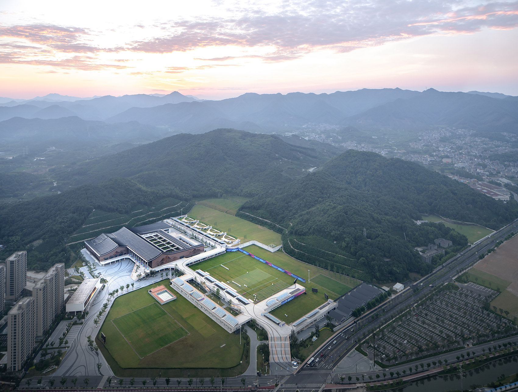 Fuyang Yinhu Sports Center, China by The Architectural Design ...