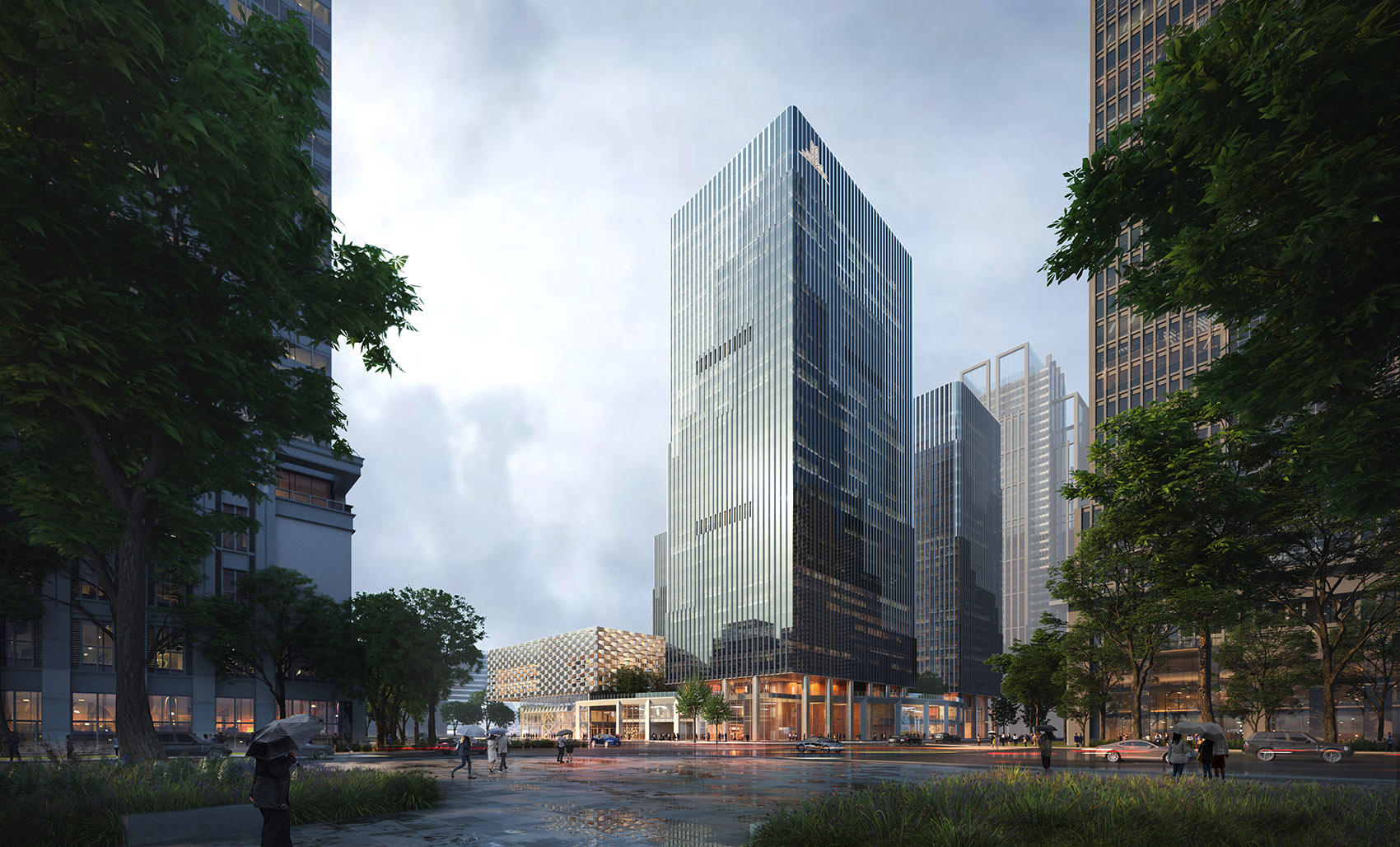 Chengdu Jiaozi Courtyard Towers, China by MVRDV - 谷德设计网