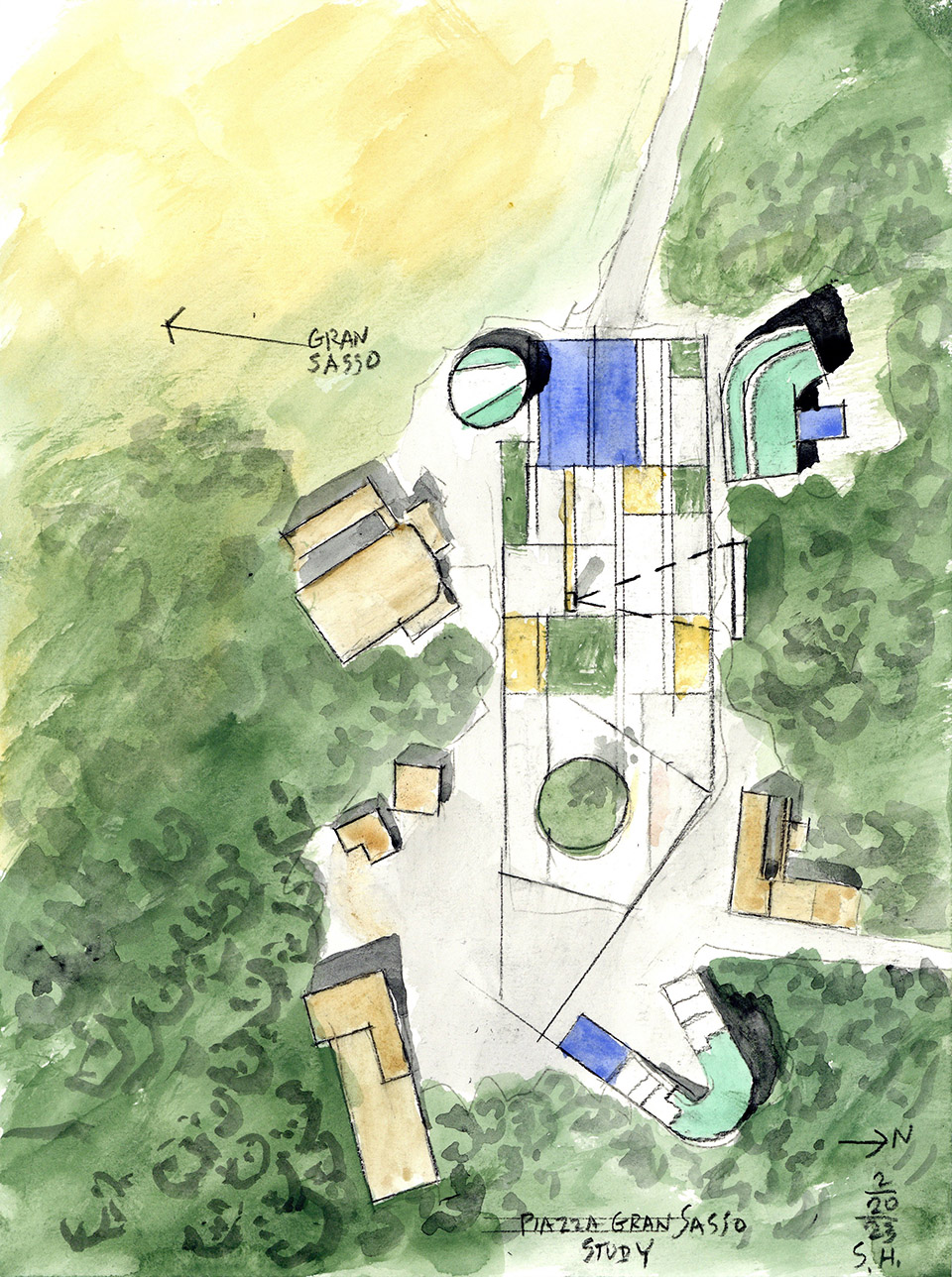 Masterplan for Gran Sasso in Abruzzo by Steven Holl Architects - 谷德设计网
