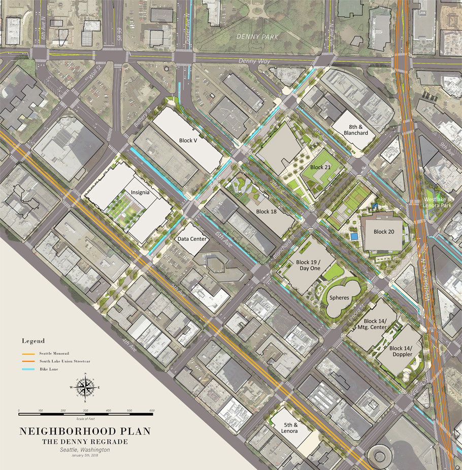 2022 ASLA URBAN DESIGN AWARD OF HONOR: Denny Regrade Campus / Site ...
