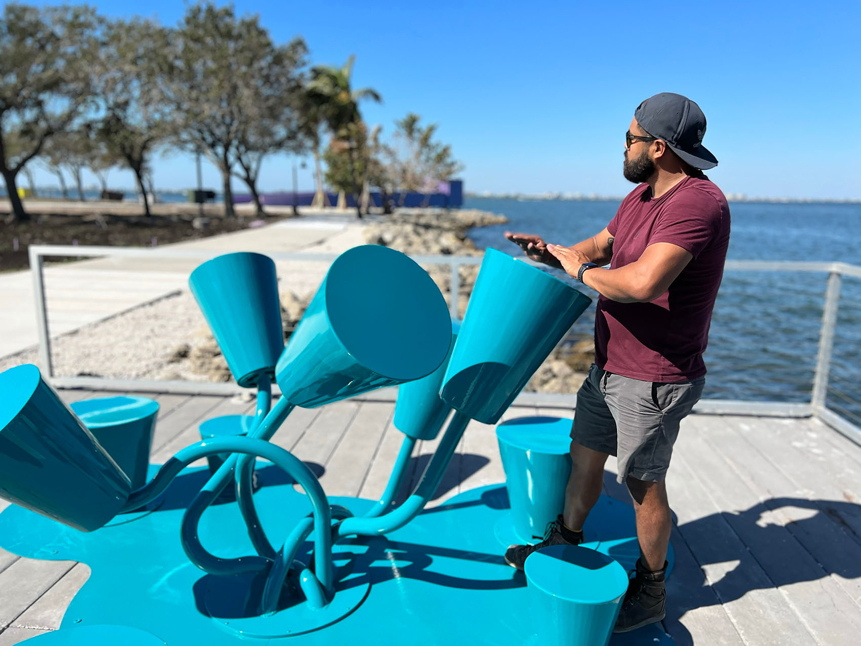 Playable Art Installations in a Waterfront Park by The Urban Conga - 谷德设计网