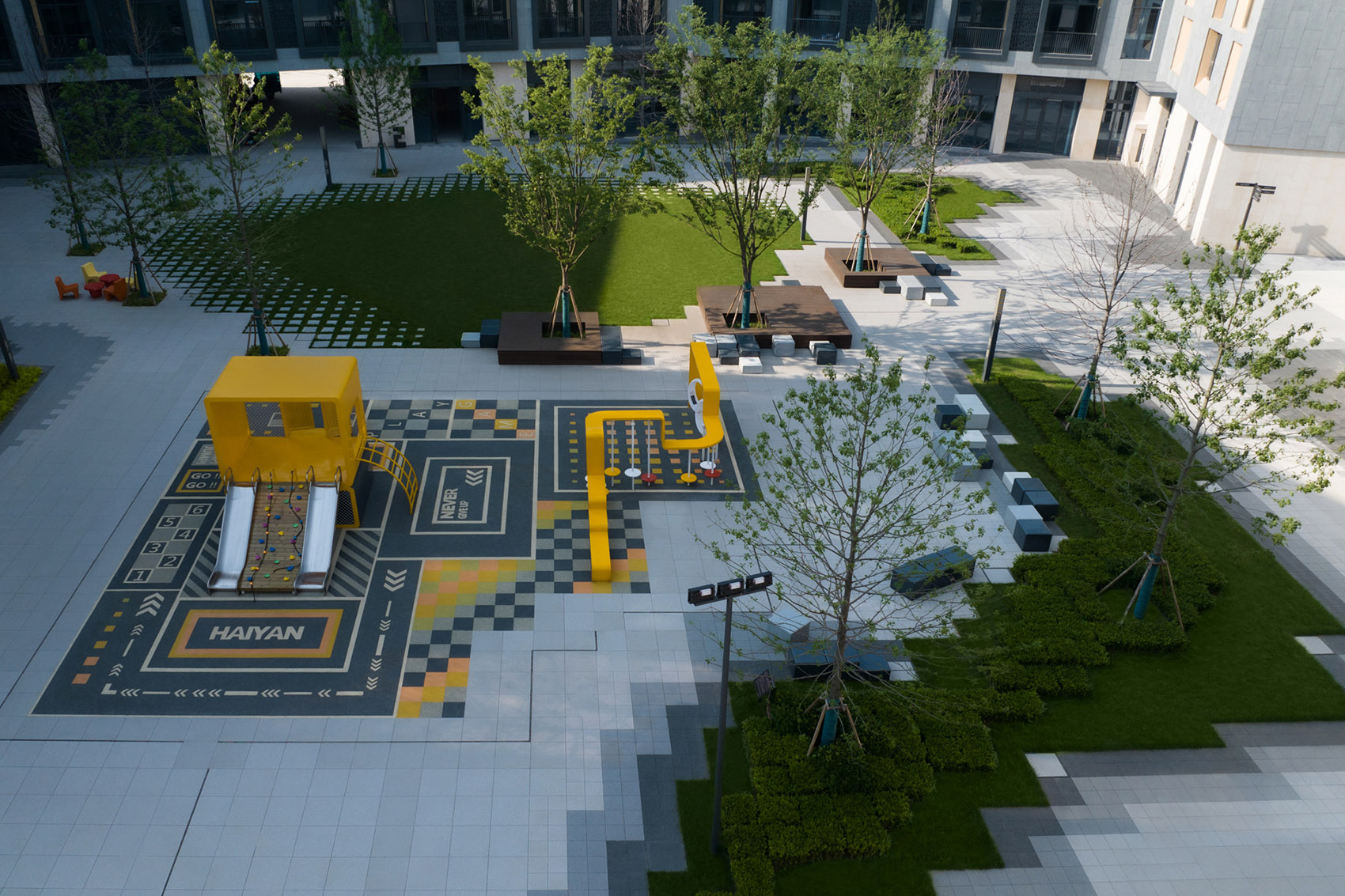 Seapond Art Plaza in Hangzhou Bay Cultural Tourism City by WATERLILY - 谷德设计网