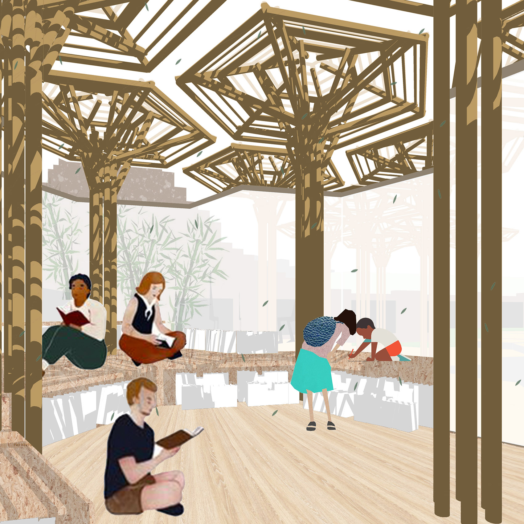 Xamutang Children’s Bookstore by Omer Studio + HDD - 谷德设计网