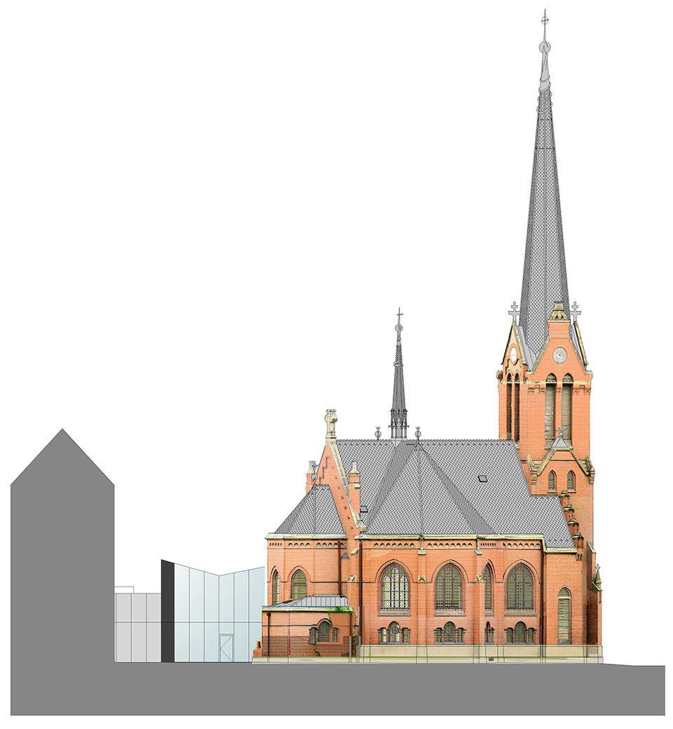 The Red Church Reconstruction by atelier-r - 谷德设计网