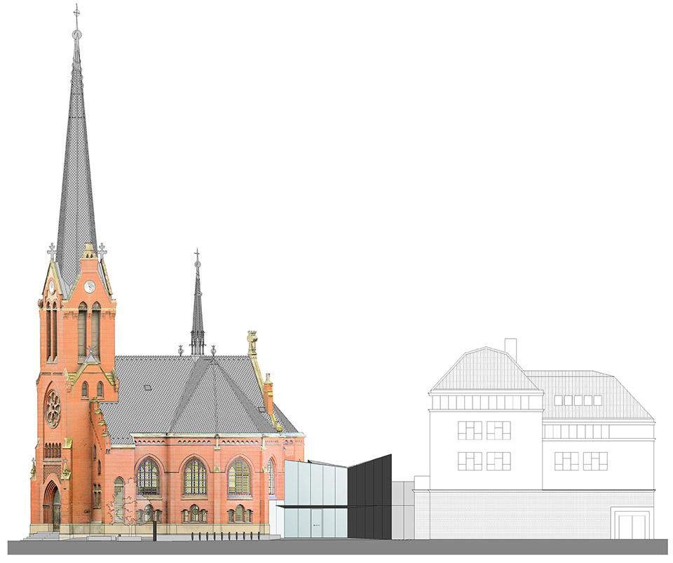 The Red Church Reconstruction by atelier-r - 谷德设计网