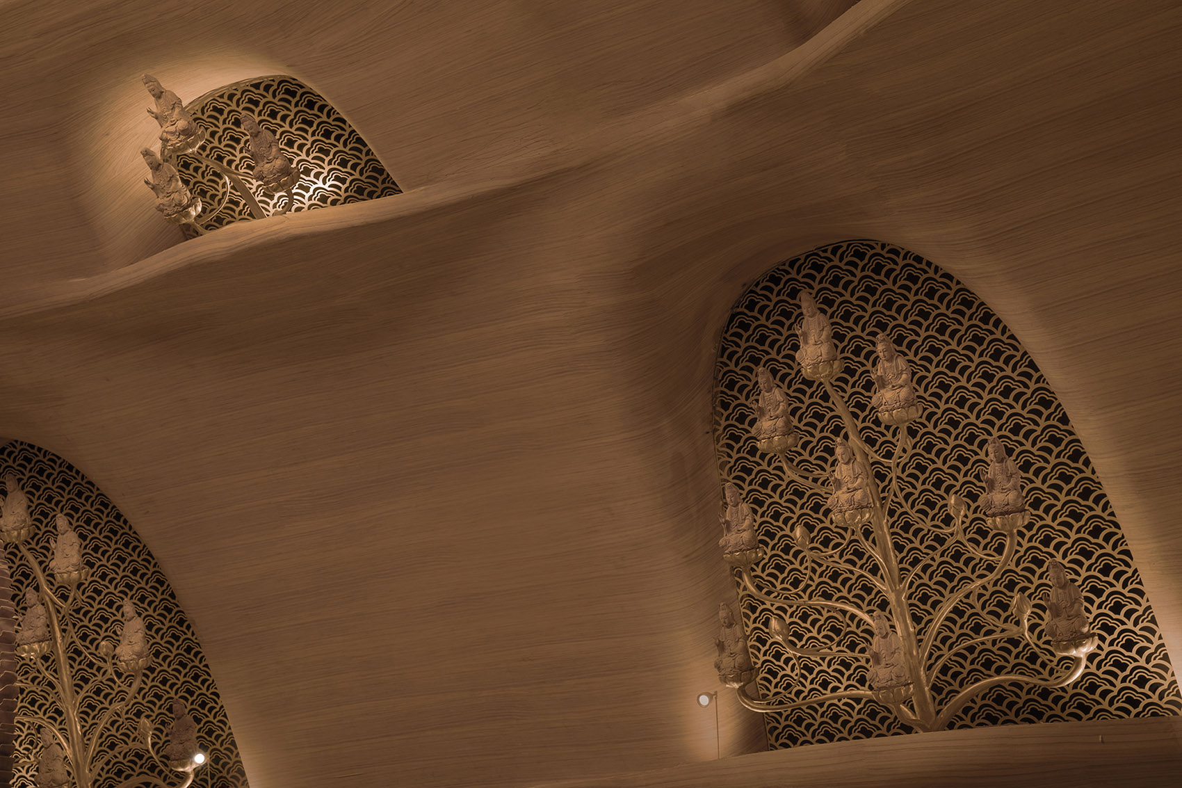 Zushan·Ji Xin Monastery·Wood Buddha Statue Museum by Archstudio - 谷德设计网