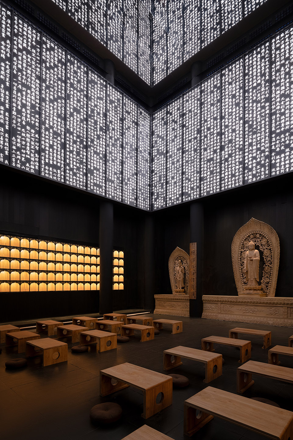 Zushan·Ji Xin Monastery·Wood Buddha Statue Museum by Archstudio - 谷德设计网