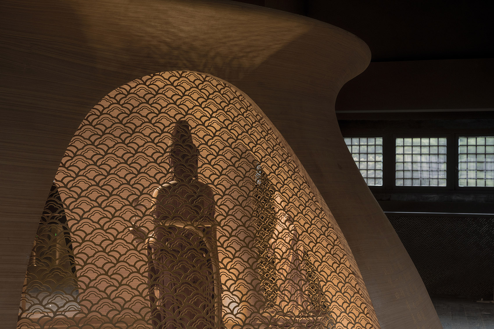 Zushan·Ji Xin Monastery·Wood Buddha Statue Museum by Archstudio - 谷德设计网