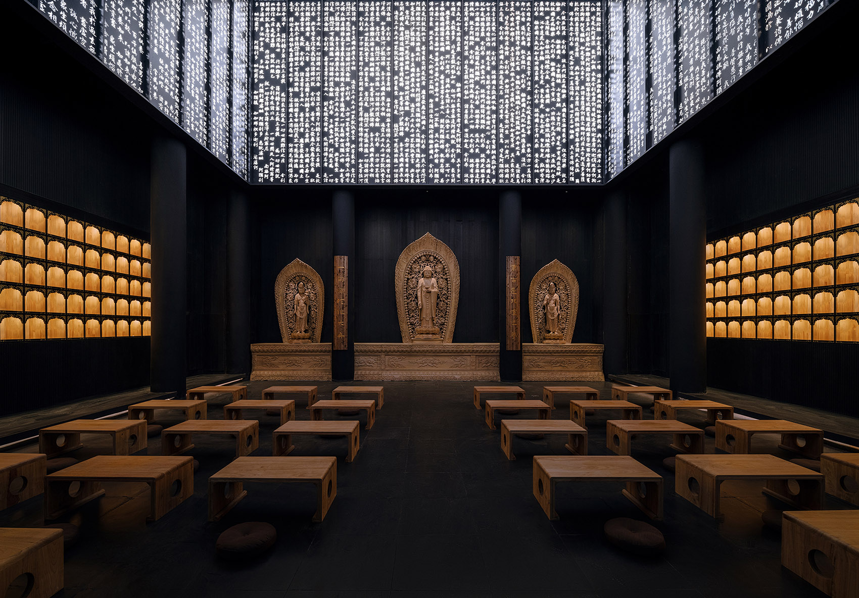 Zushan·Ji Xin Monastery·Wood Buddha Statue Museum by Archstudio - 谷德设计网