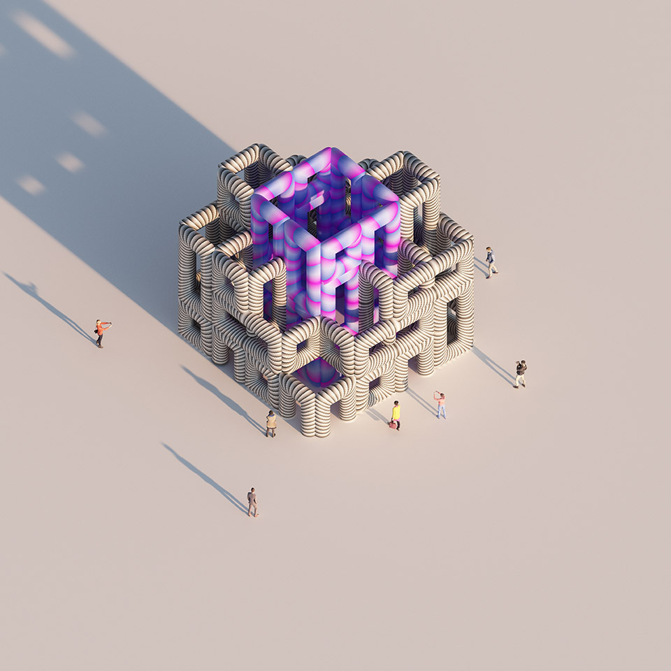 Installation – Cube Piano by Cyril Lancelin - 谷德设计网