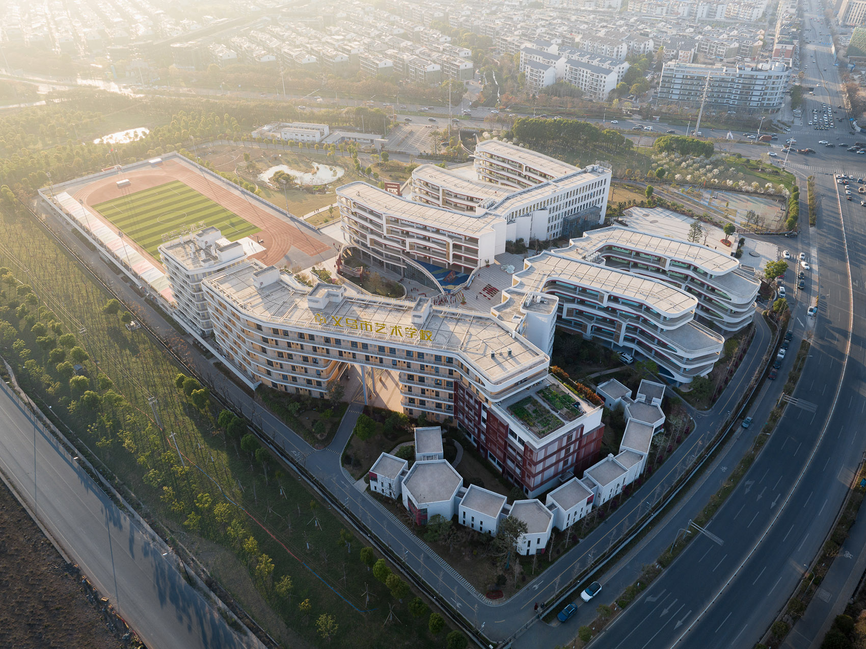 The New District Of Yiwu Art School, China by UAD - 谷德设计网