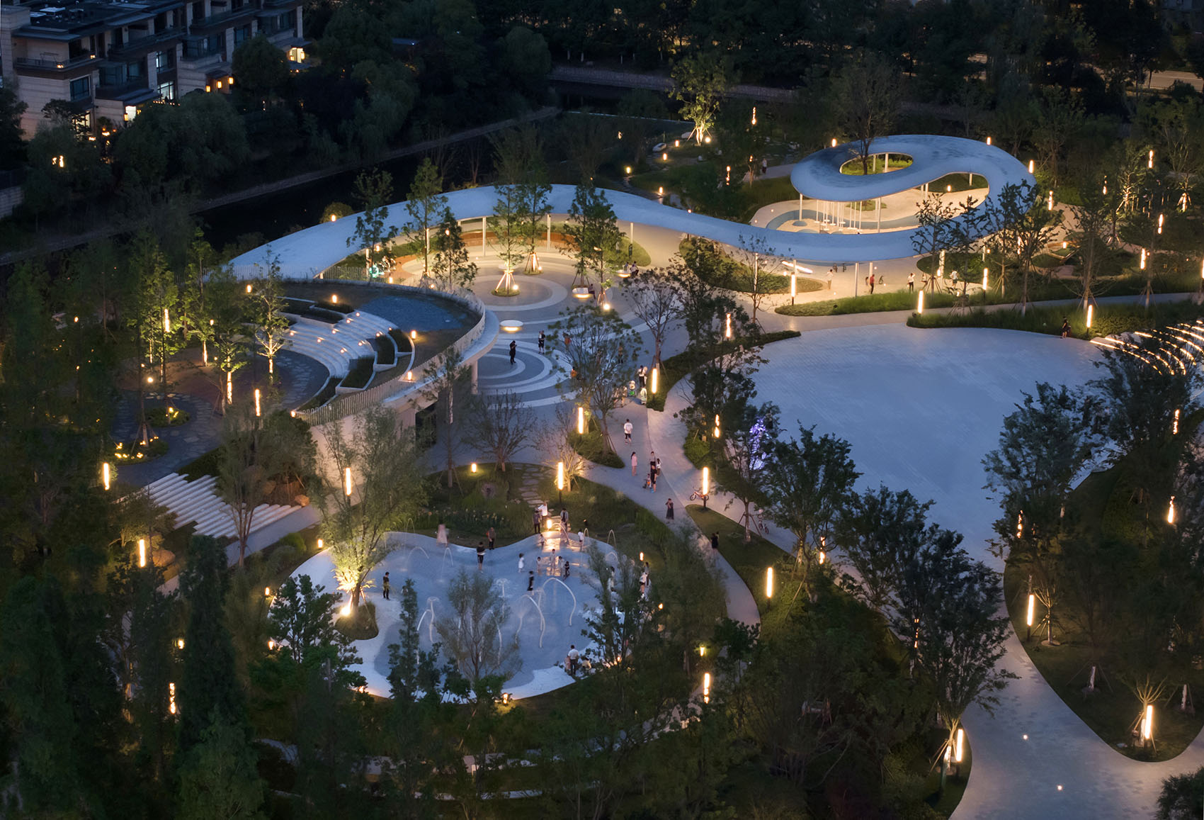 Sino-Singapore Nanjing Eco High-Tech Island Pocket Park Plan - 谷德设计网