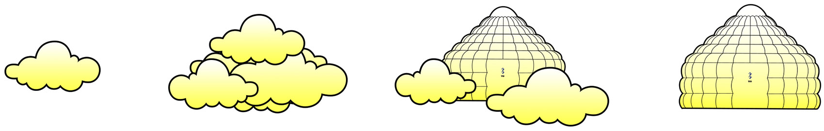 Air Ger, Inflatable MongolianYurt by Ger Atelier - 谷德设计网