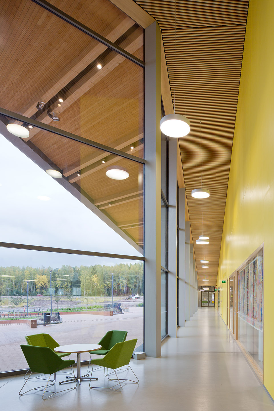 Saunalahti comprehensive school by Verstas Architects - 谷德设计网