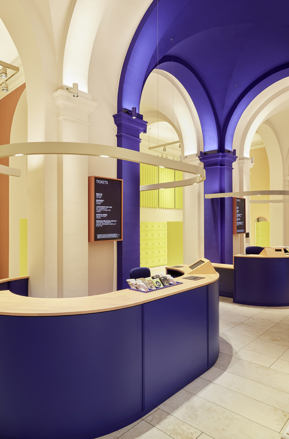 Visitor center at the museum MK&G in Hamburg by Studio Besau Marguerre ...