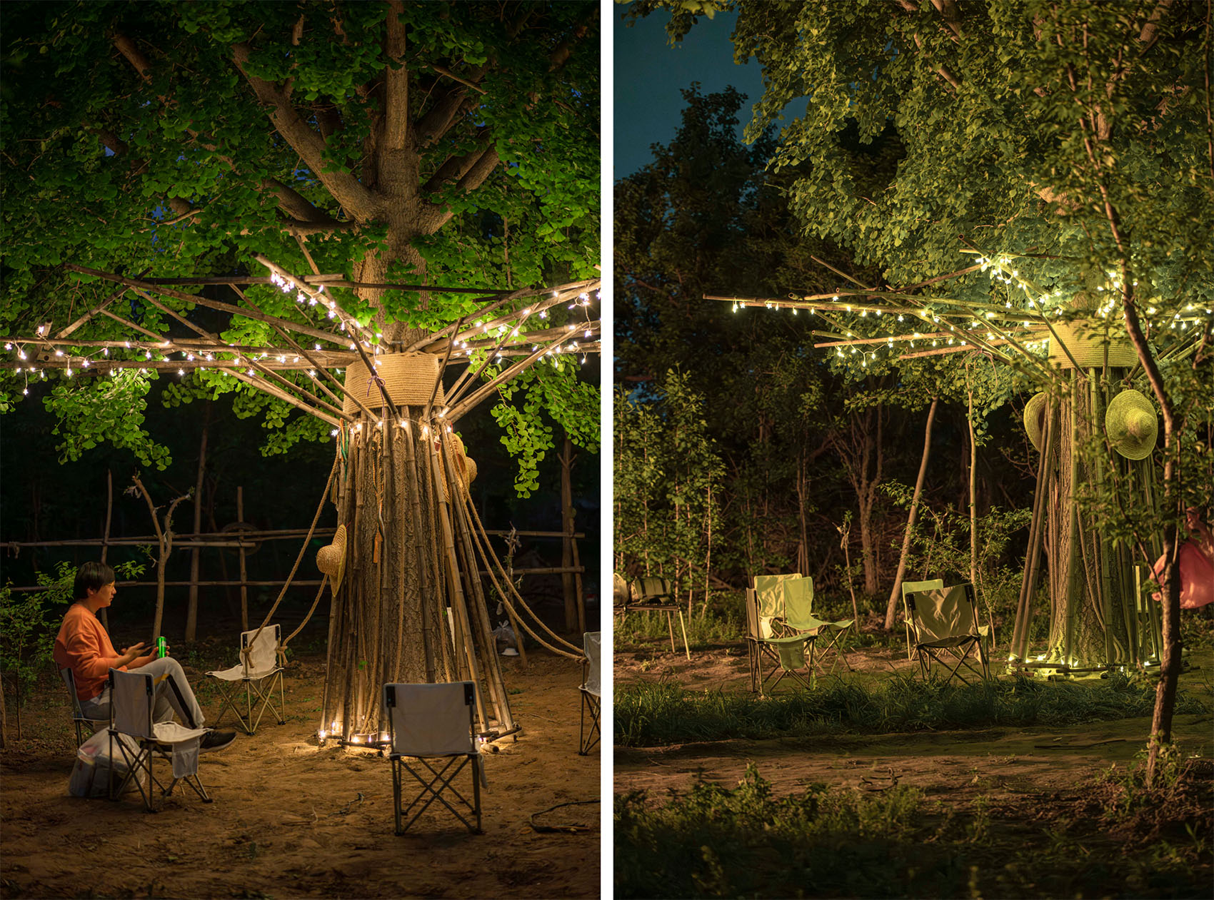 Bamboo Installation “Tree of Life” by UK Studio - 谷德设计网