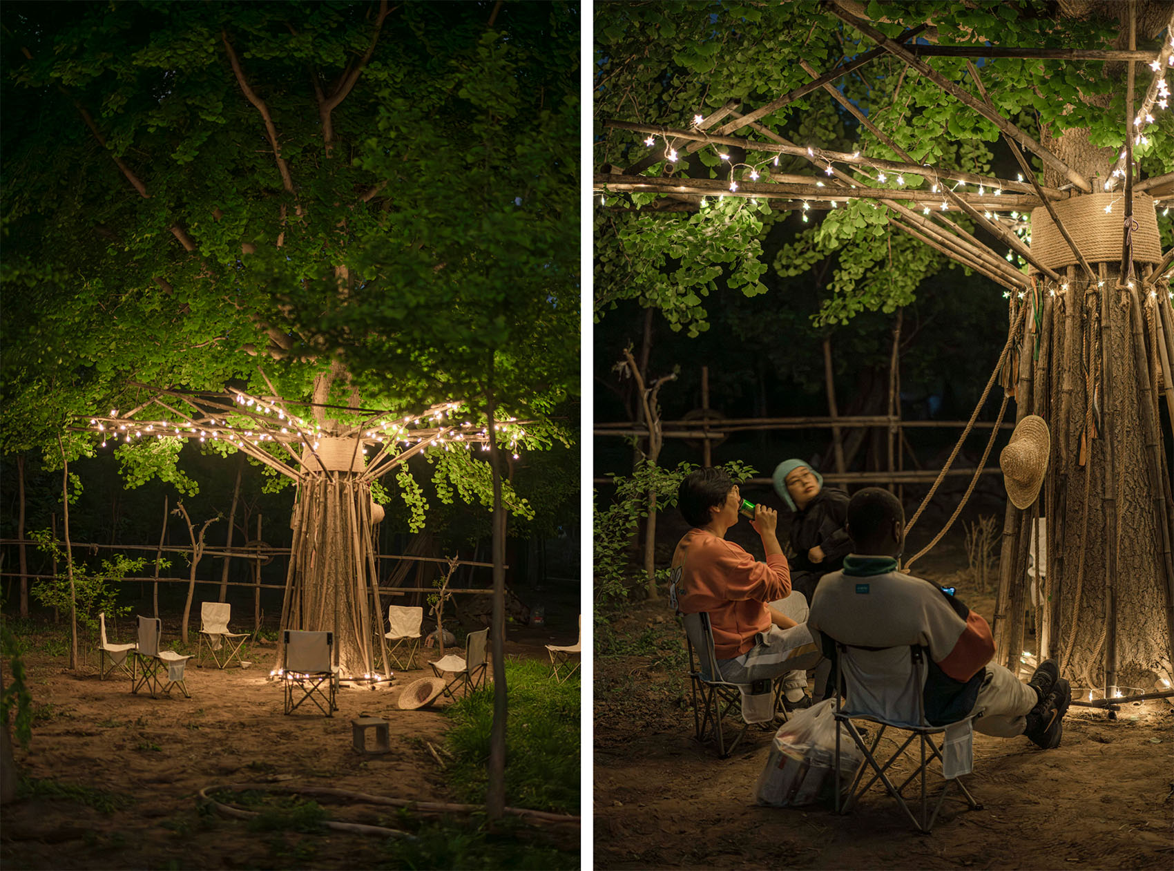 Bamboo Installation “Tree of Life” by UK Studio - 谷德设计网