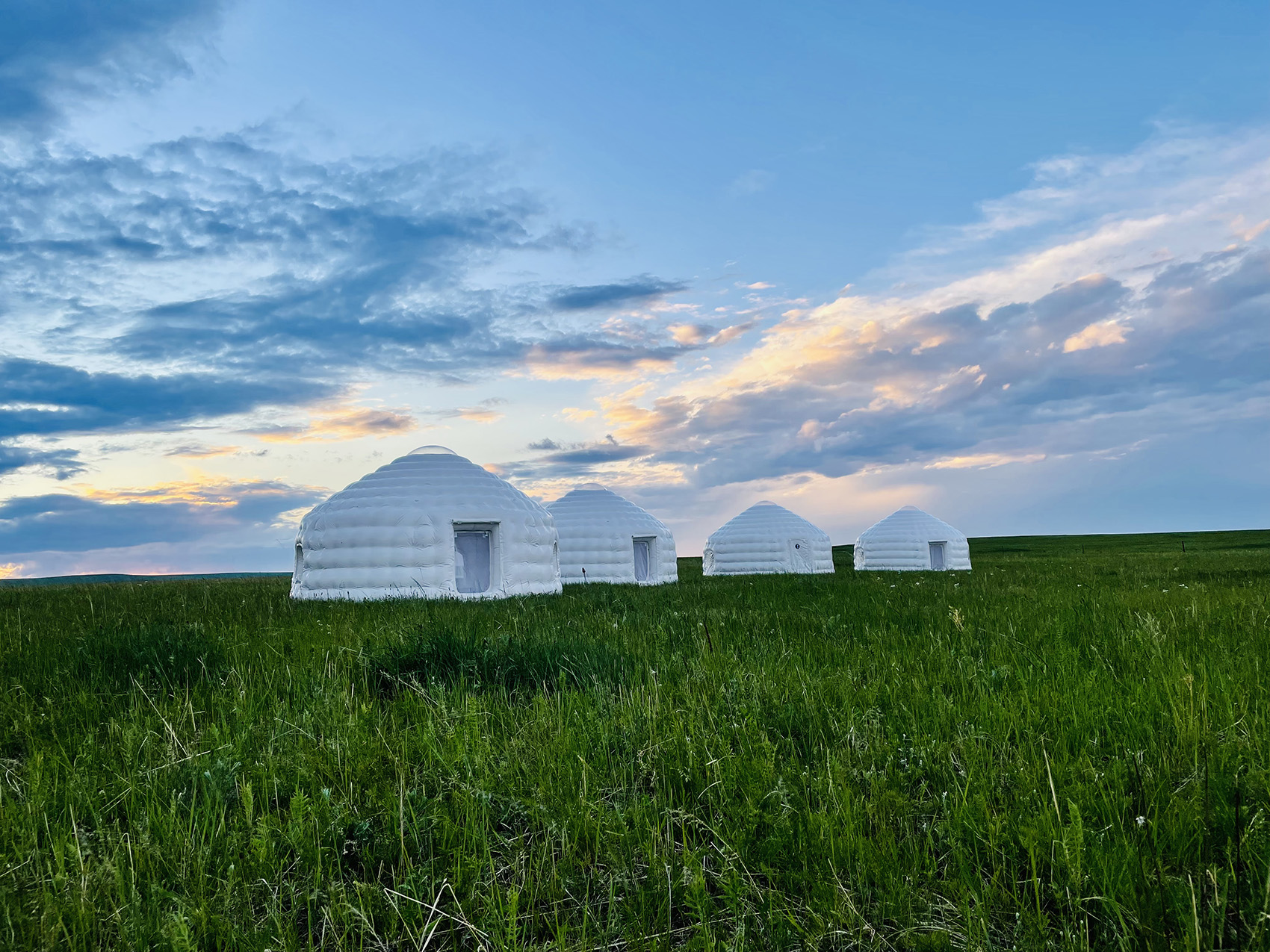 Air Ger, Inflatable MongolianYurt by Ger Atelier - 谷德设计网