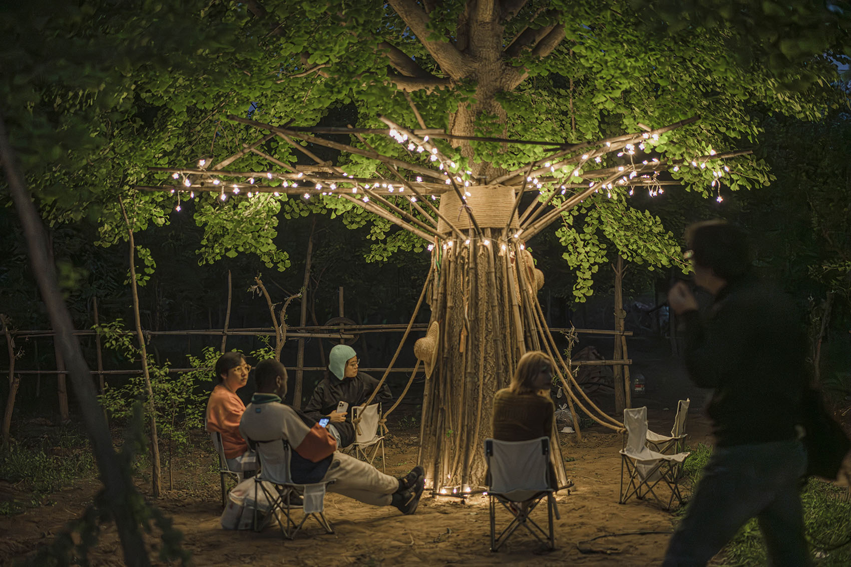 Bamboo Installation “Tree of Life” by UK Studio - 谷德设计网