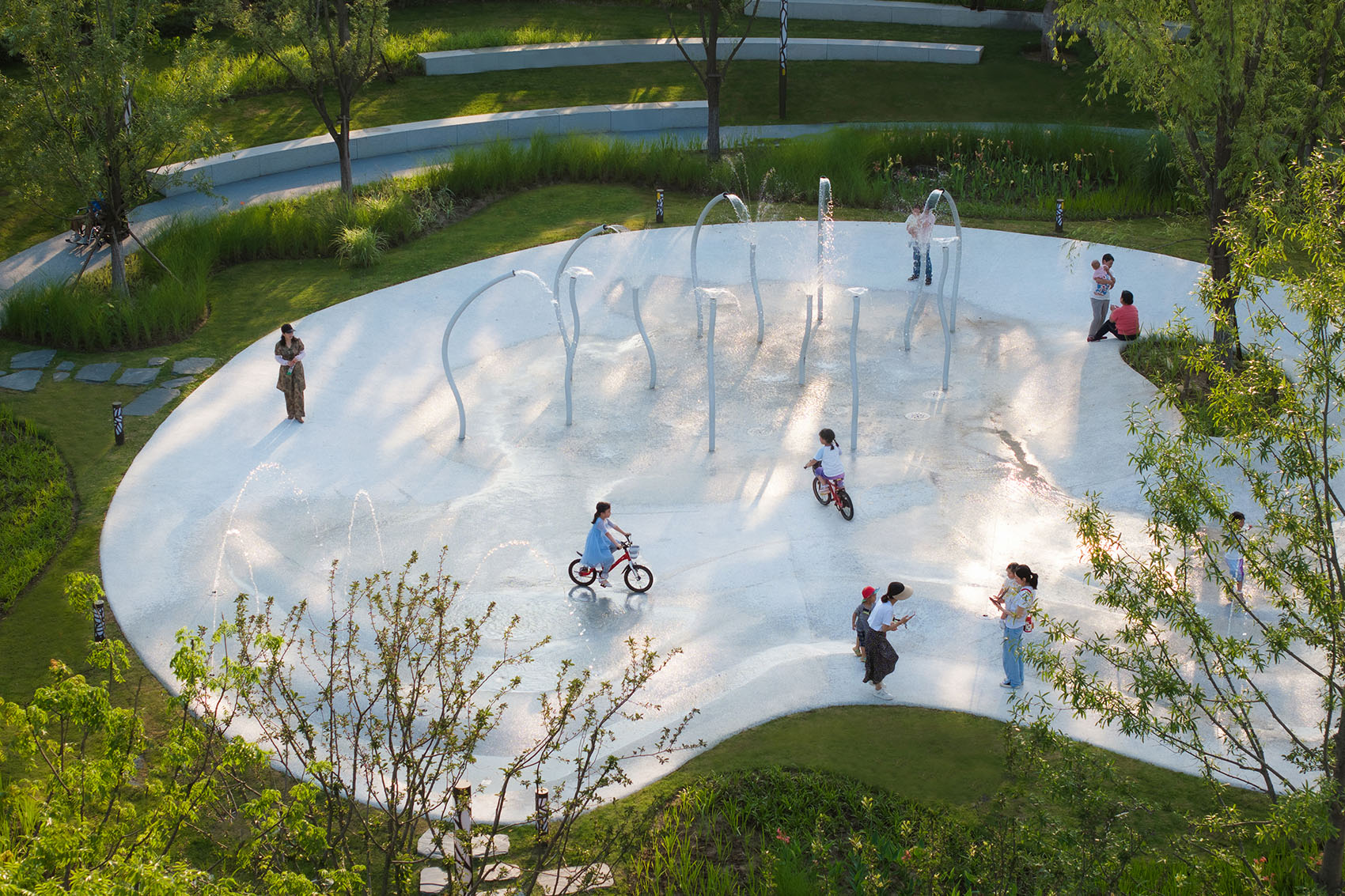 Sino-Singapore Nanjing Eco High-Tech Island Pocket Park Plan - 谷德设计网