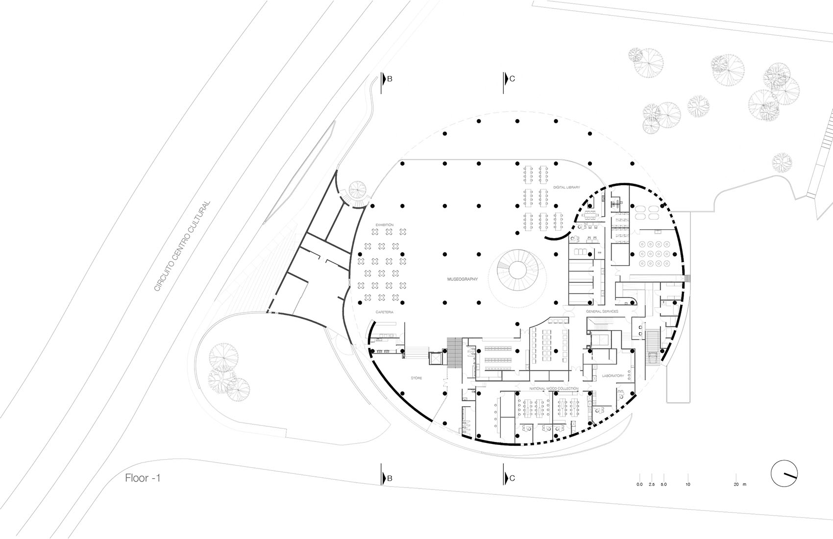 National Biodiversity Pavilion by Fernanda Ahumada + FREE - 谷德设计网