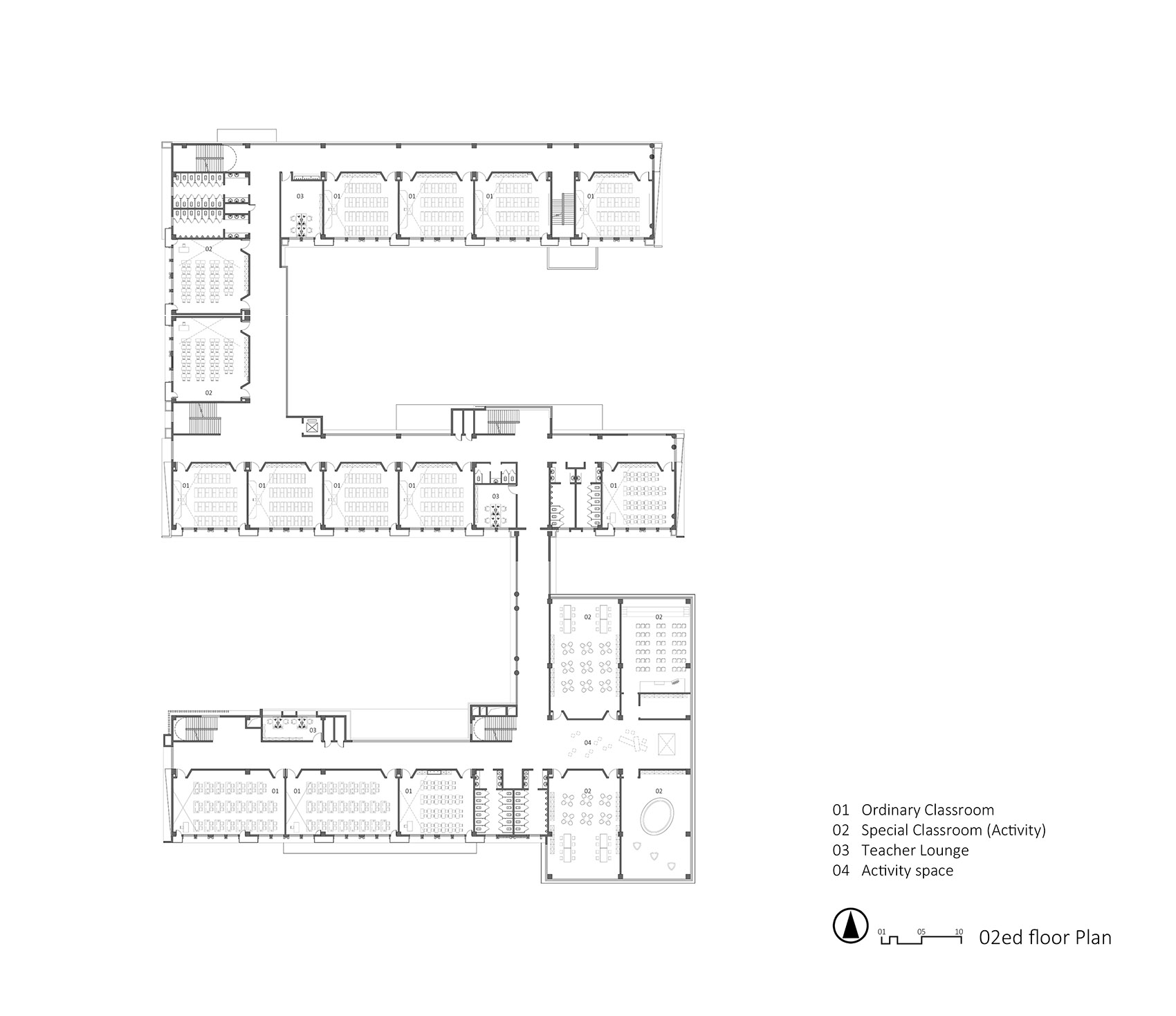 Xi’an Chanba N.23 Primary school by Sixth Architecture Design Institute ...