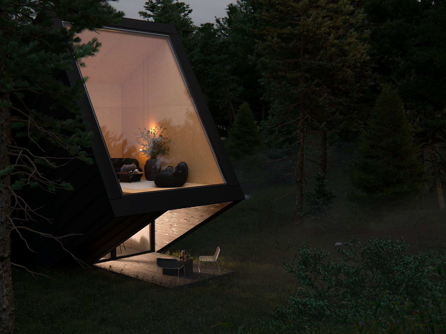 Pine House by LINE DESIGN - 谷德设计网