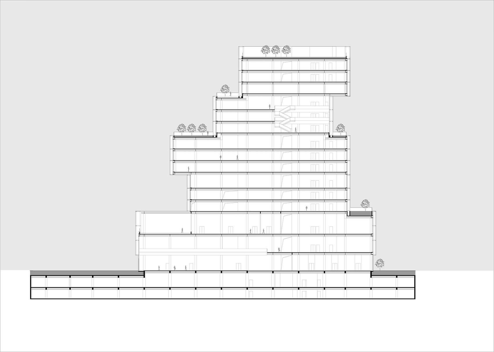 Modular Garden – Smart New World Innovation Center by gad - 谷德设计网