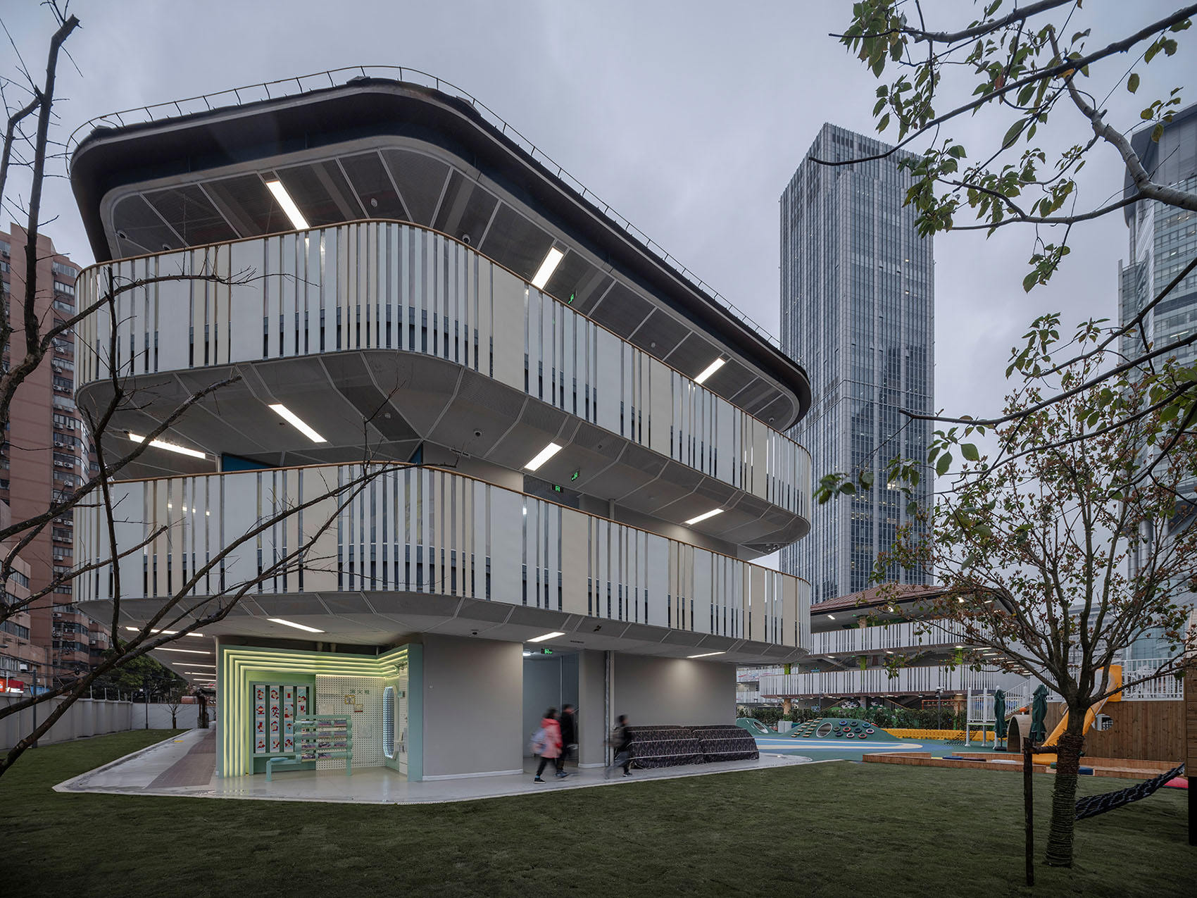 Shanghai Temporary School Compound In Tongfuli Plot by Institute of ...