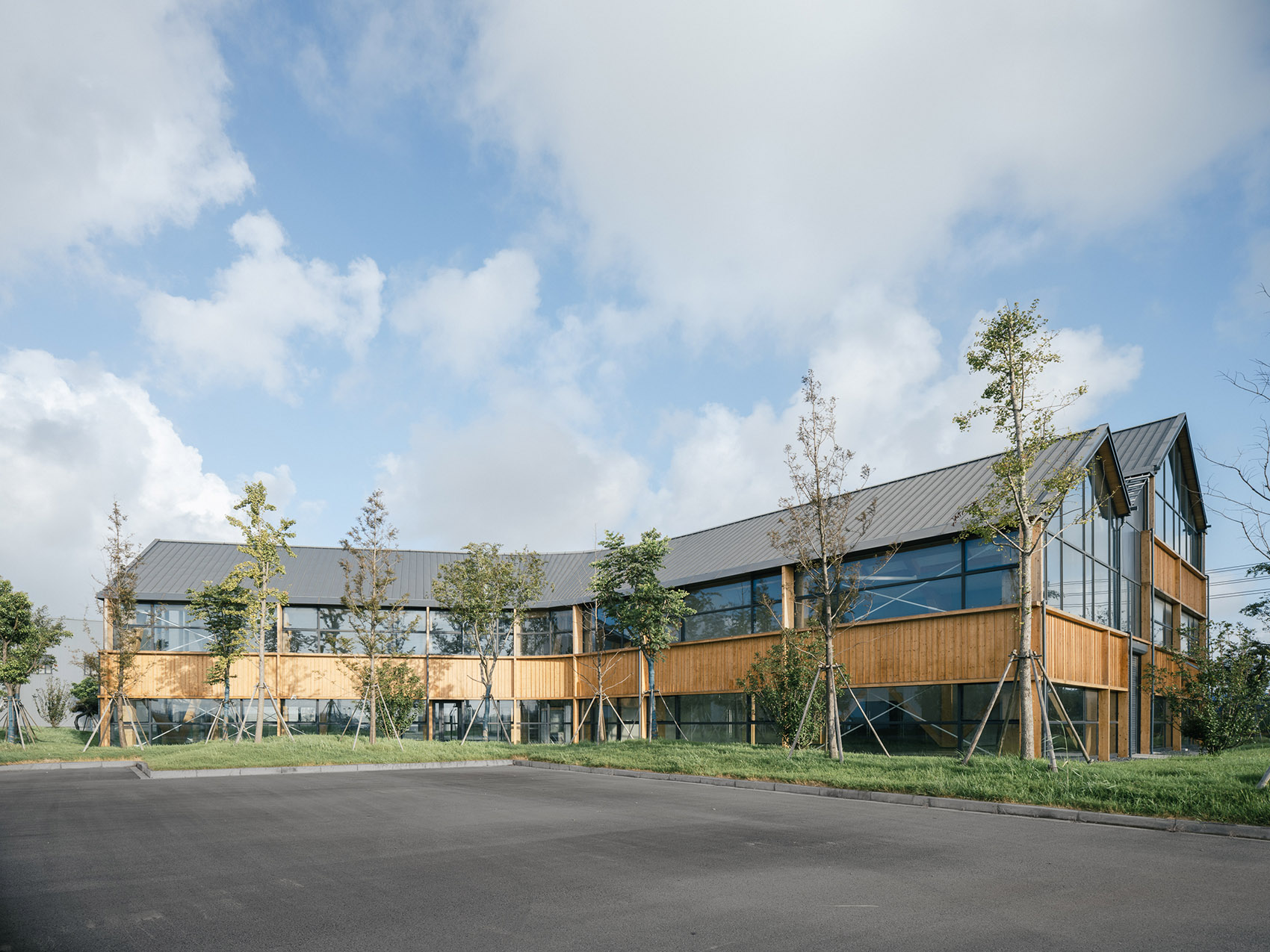 Dafeng Timber Structure Research and Design Center by CATS - 谷德设计网