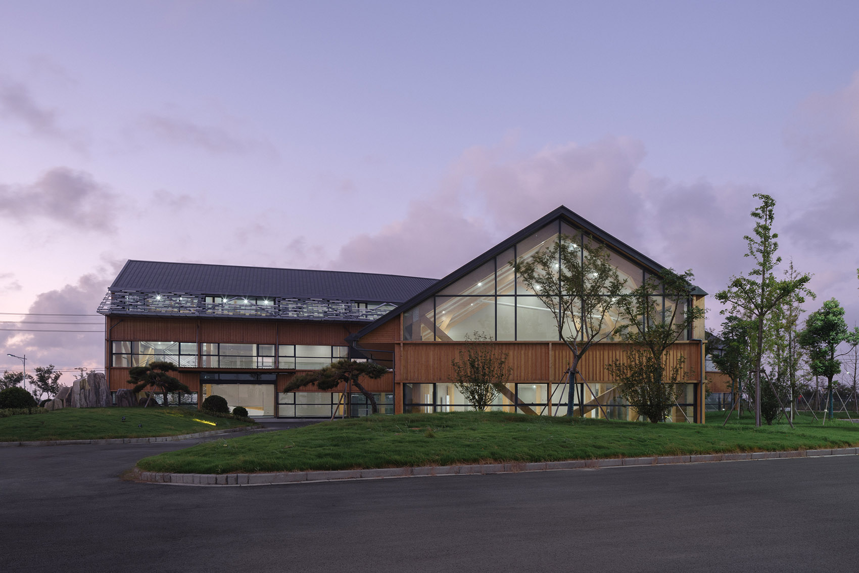 Dafeng Timber Structure Research and Design Center by CATS - 谷德设计网