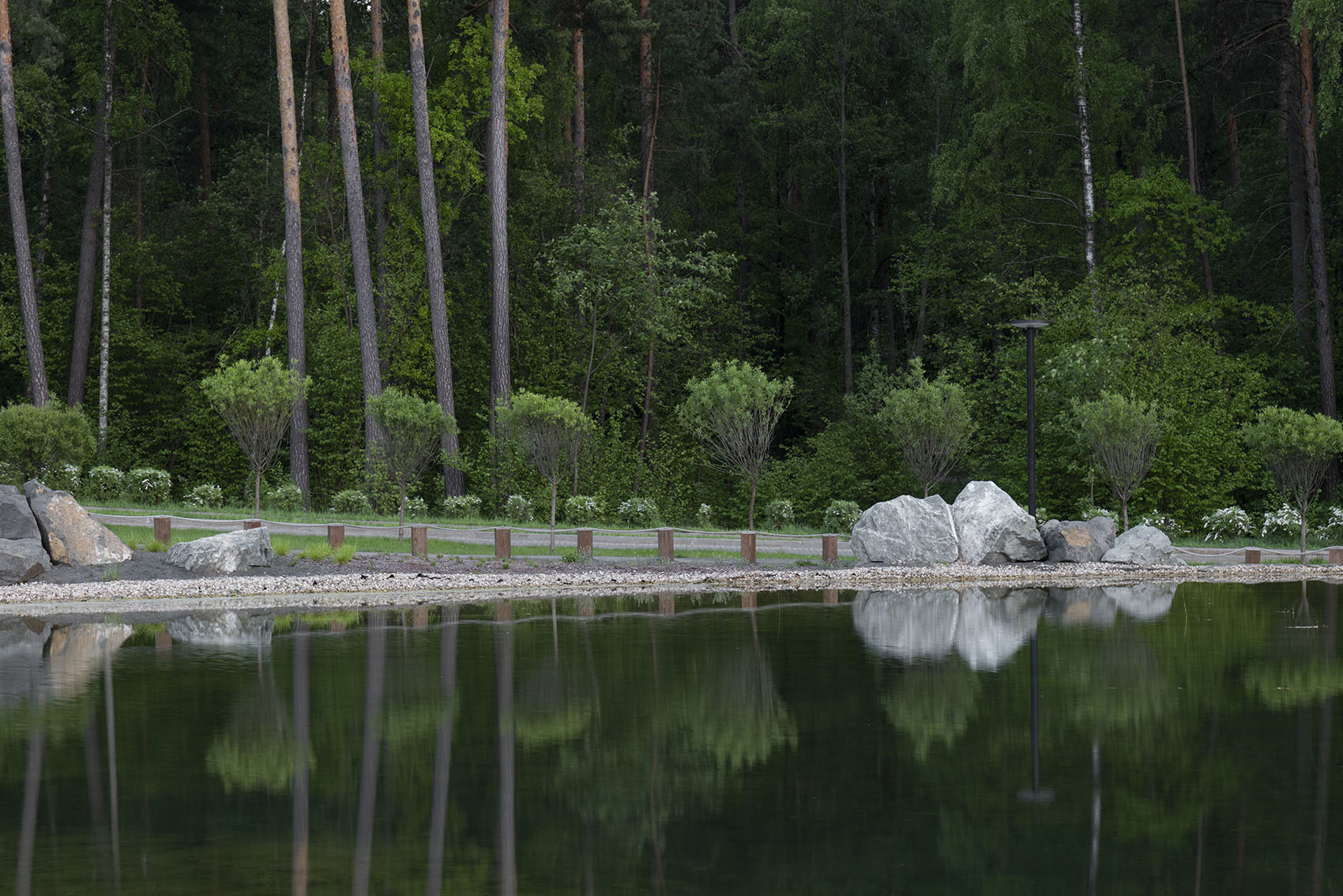 Malevich Park waterfall by Basis architectural bureau - 谷德设计网