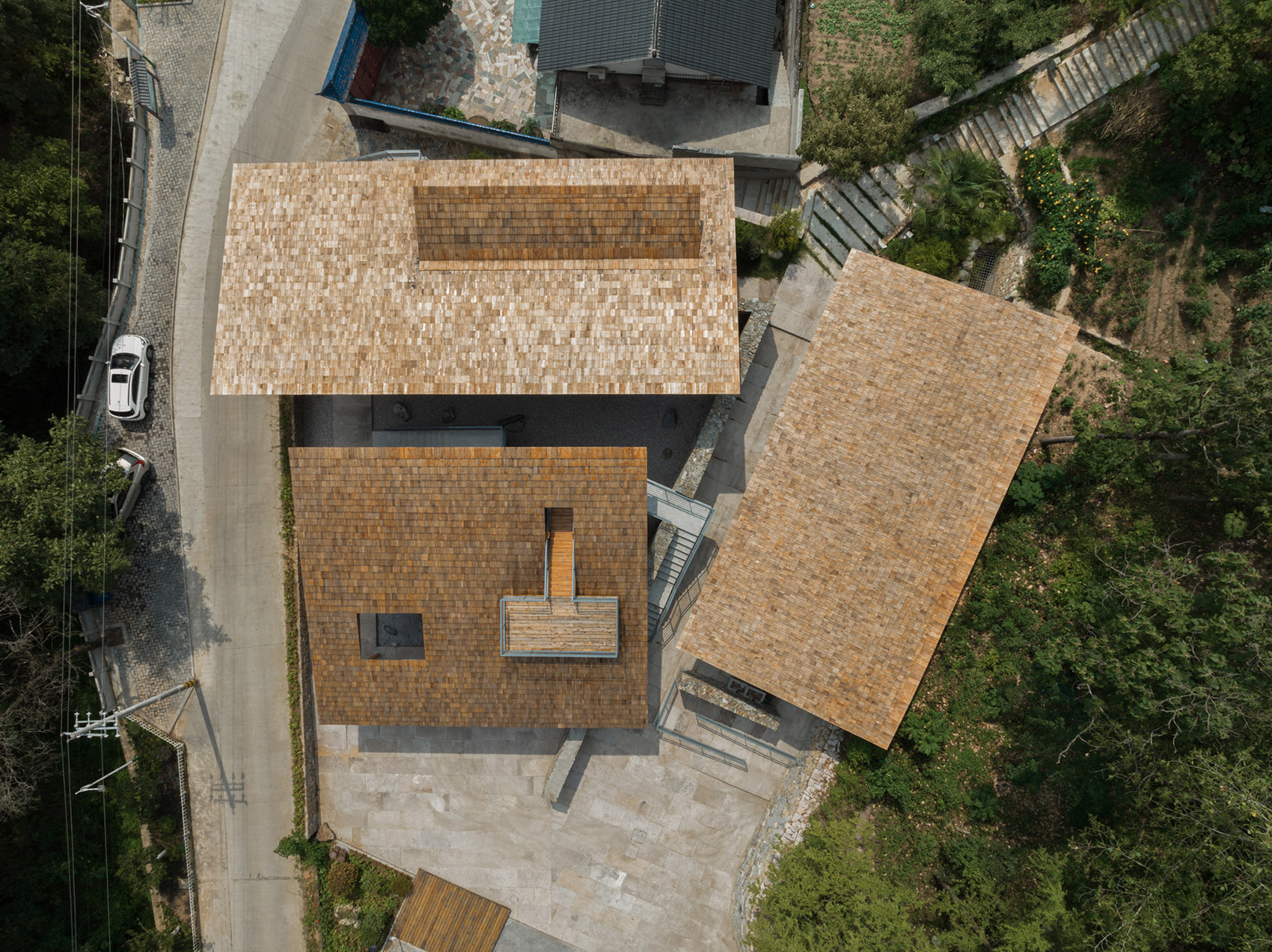 Multifunctional Service Center of Liuba Mountain Scenic Area by Shulin ...