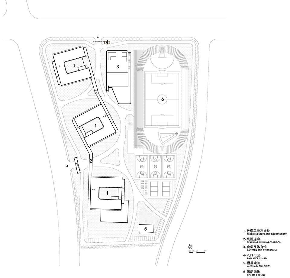 Beikang Junior High School Education Architecture Complex, Jinan by ...