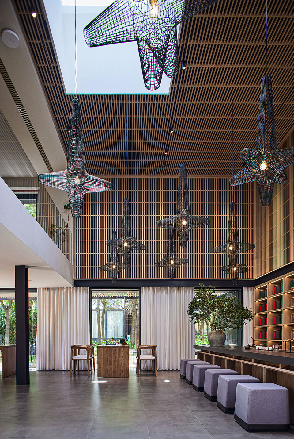 Blue Lake-Lakeside Teahouse Renovation by YI+MU - 谷德设计网