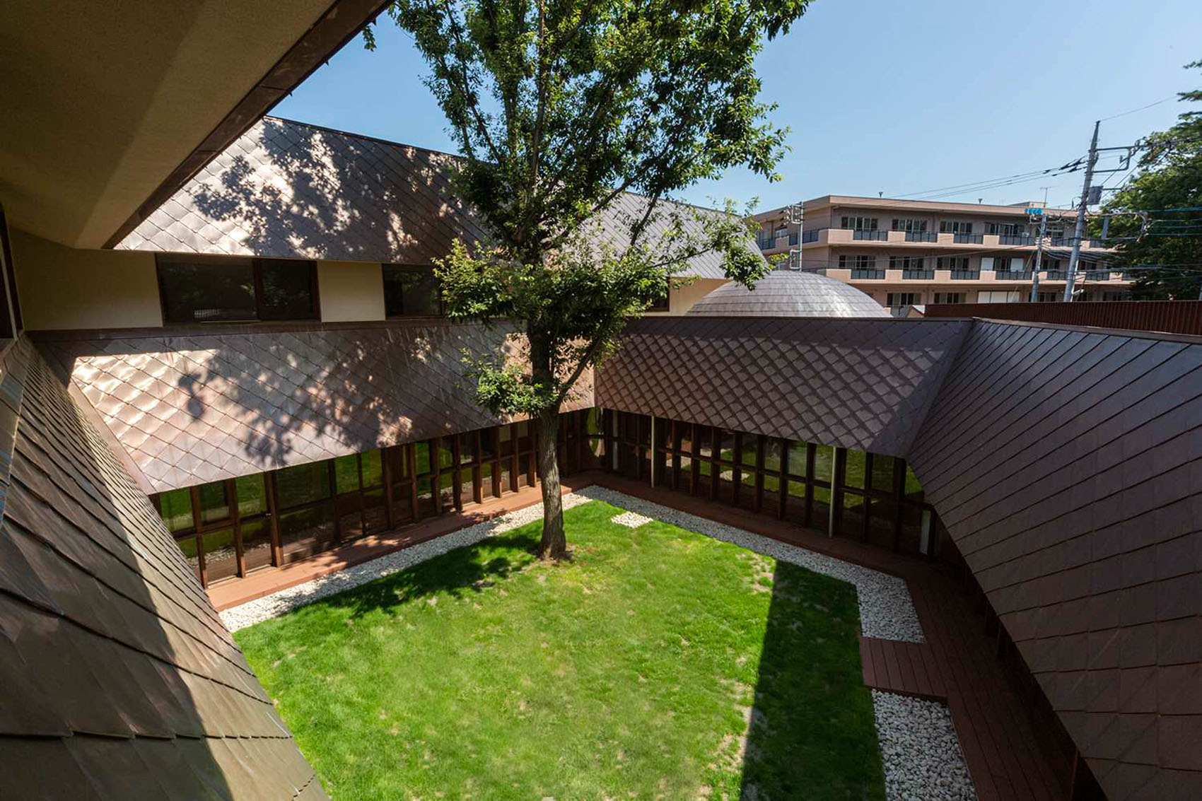 SLP CENTER ARC by HIBINOSEKKEI + FUKUSHIKEN - 谷德设计网