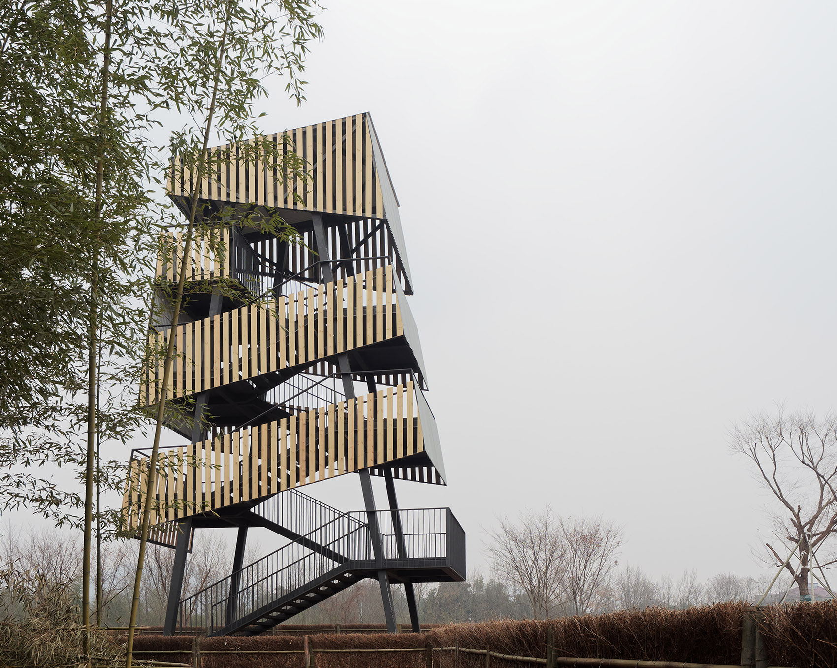 Micro Settlement Campsite in Xinan Village, China by Collectivework - 谷德设计网