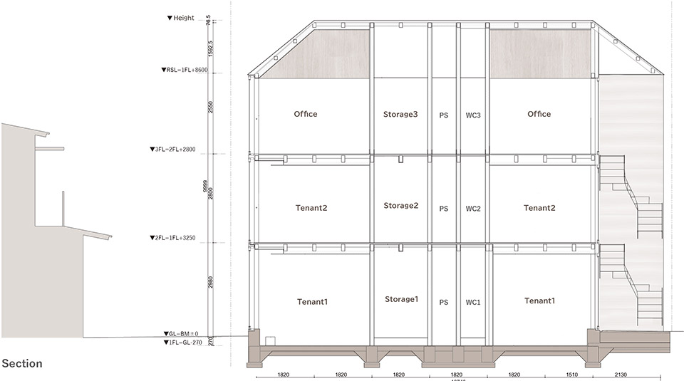 Pencil Building in Kumagaya by Sigma Construction Co., Ltd./Ono Architect Office - 谷德设计网