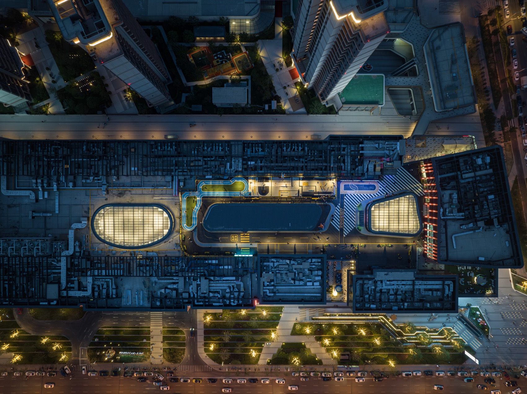 Zhonghai UNIMALL Rooftop Skatepark by DAGA Architects - 谷德设计网