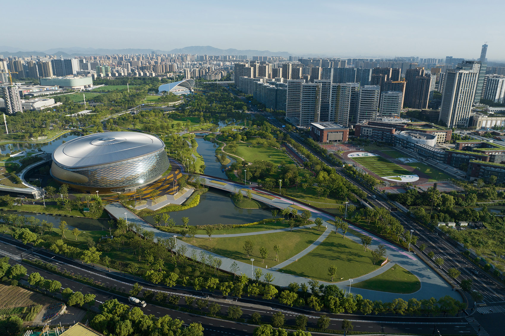 Asian Games Masterplan by Archi-Tectonics + !Melk - 谷德设计网