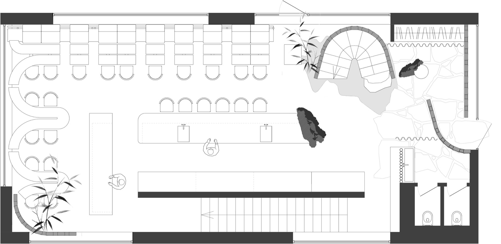MATSU izakaya & ROKU bar by Da Bureau - 谷德设计网