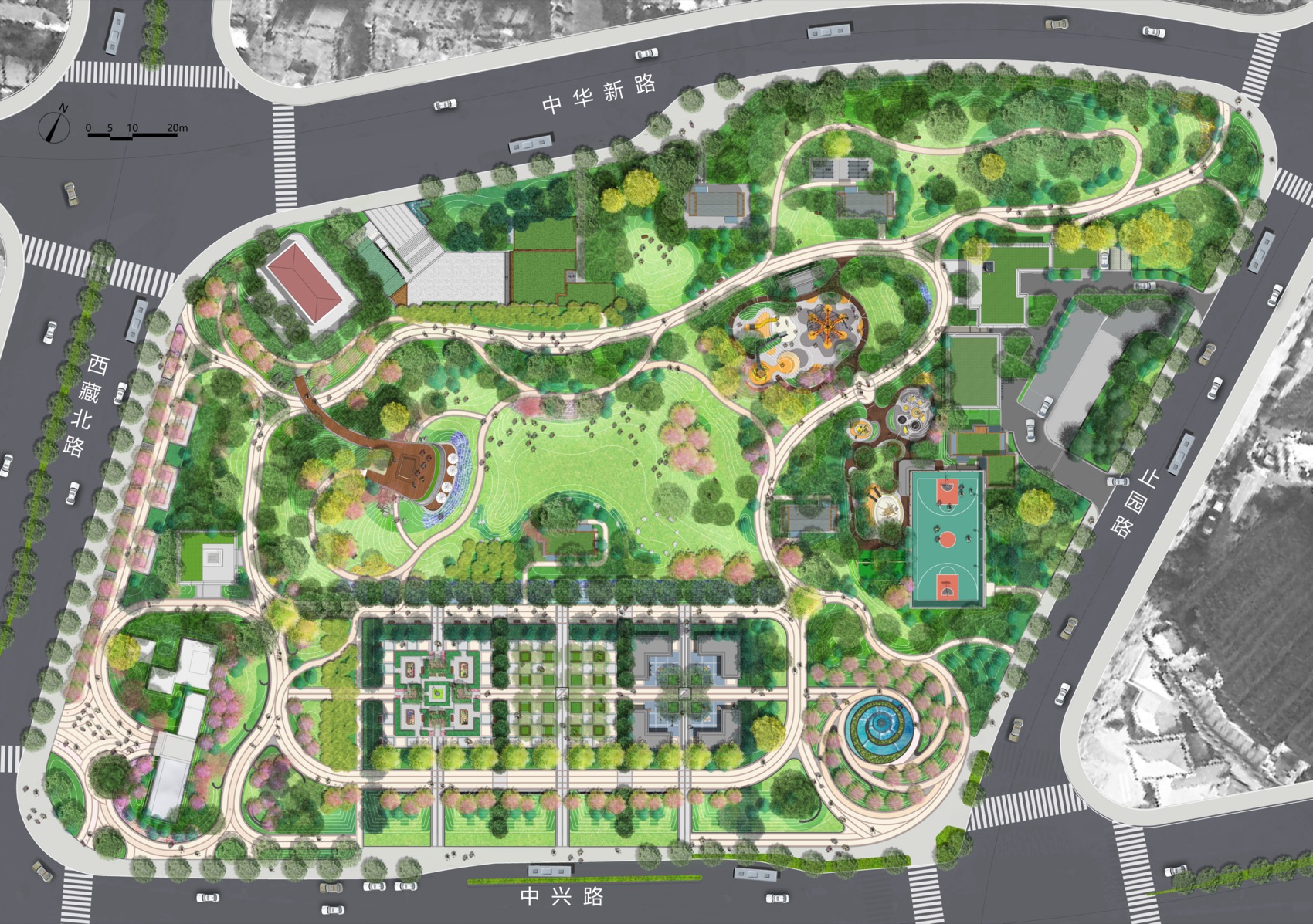 Shanghai Zhongxing Park by Ager Group Inc. + - 谷德设计网