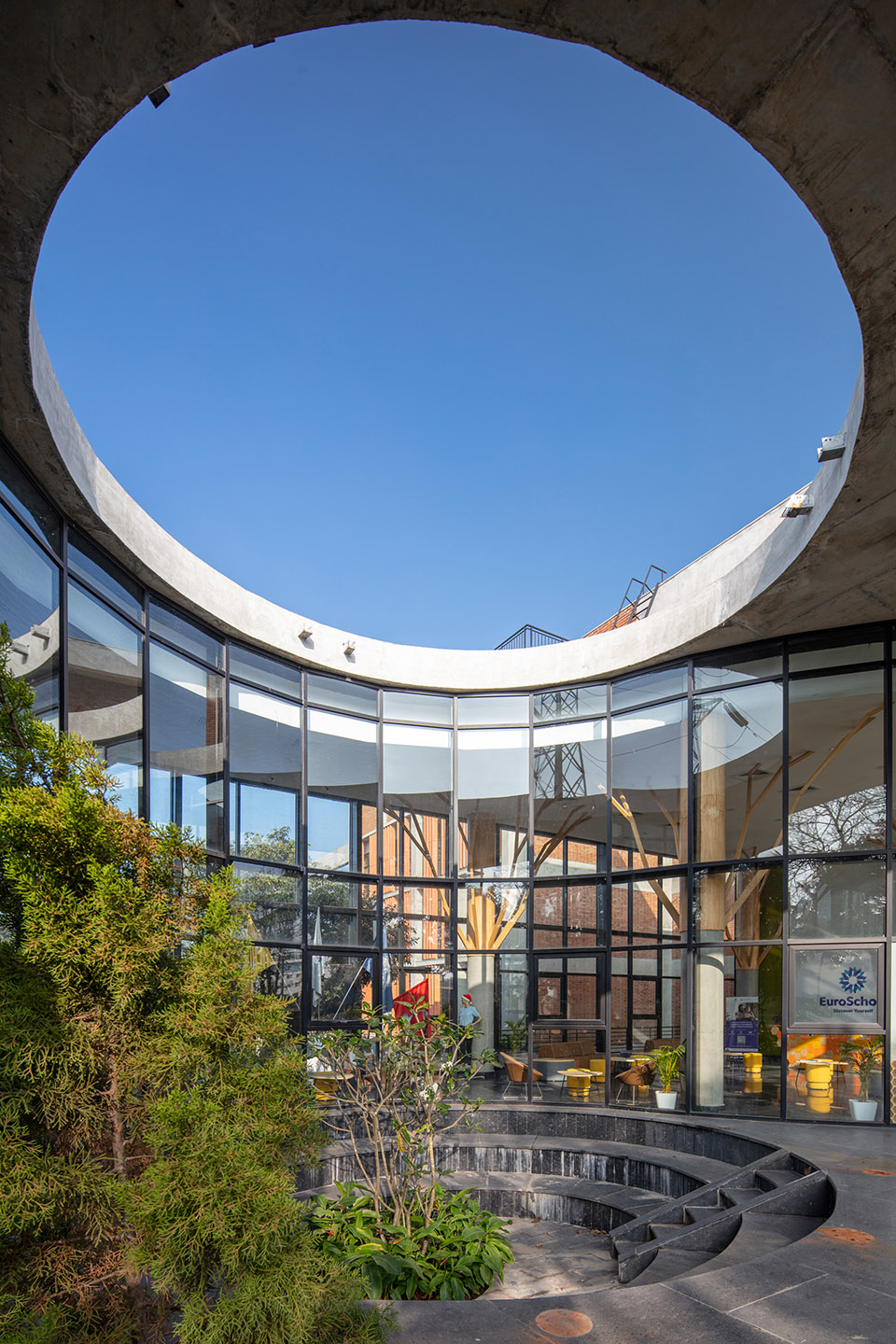 Euro School, Bannerghatta Bengaluru by Vijay Gupta Architects - 谷德设计网
