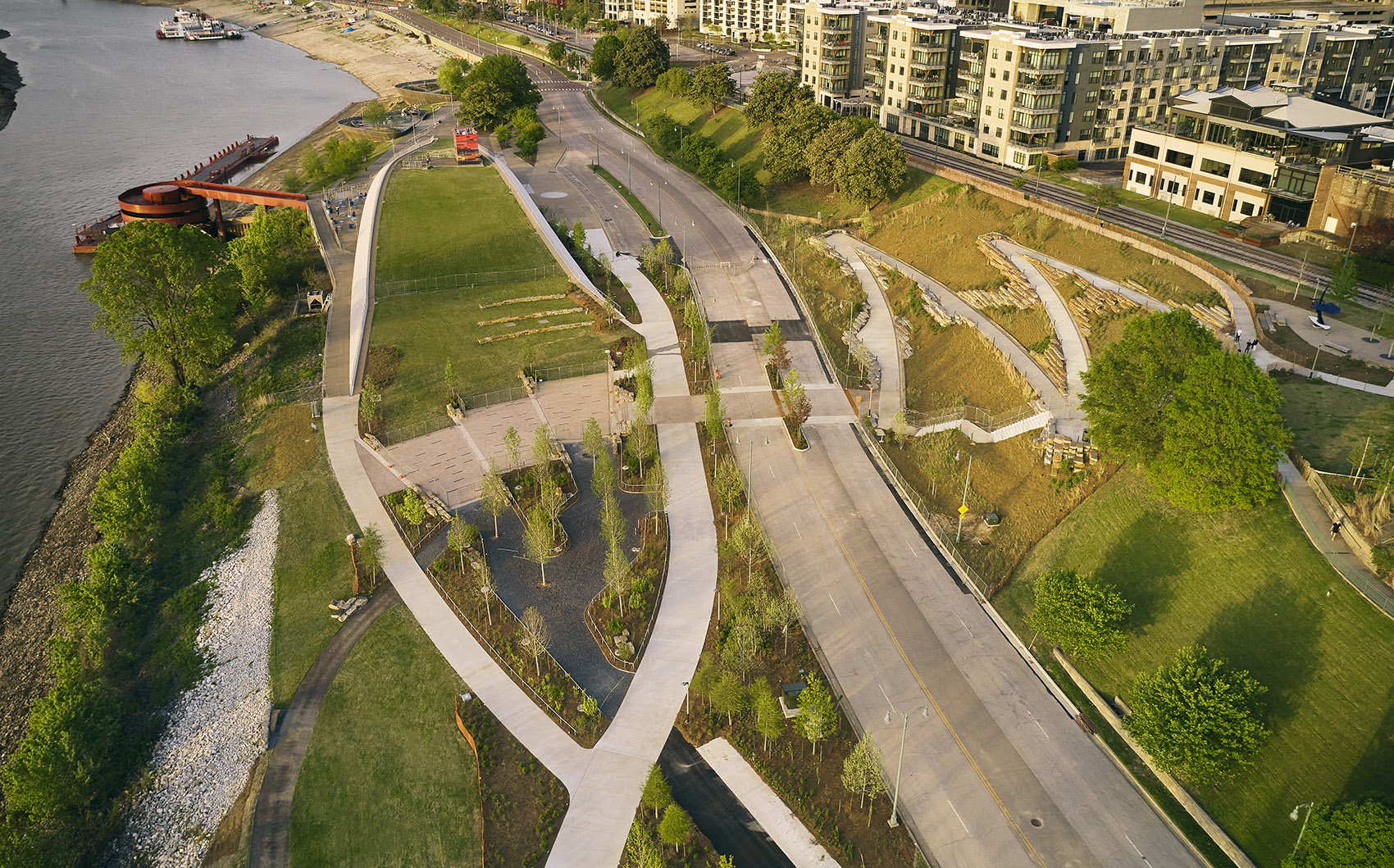 Tom Lee Park by Studio Gang + SCAPE - 谷德设计网 Tom Lee Park by Studio Gang + SCAPE - 谷德设计网