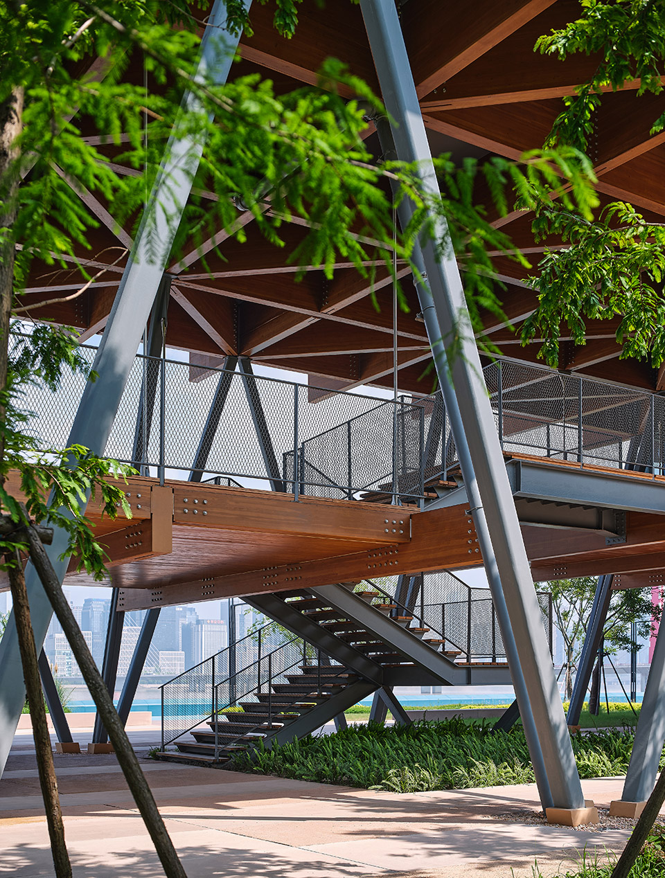 杭州滨江公共空间·长亭驿 / 同济原作设计工作室 - 谷德设计网