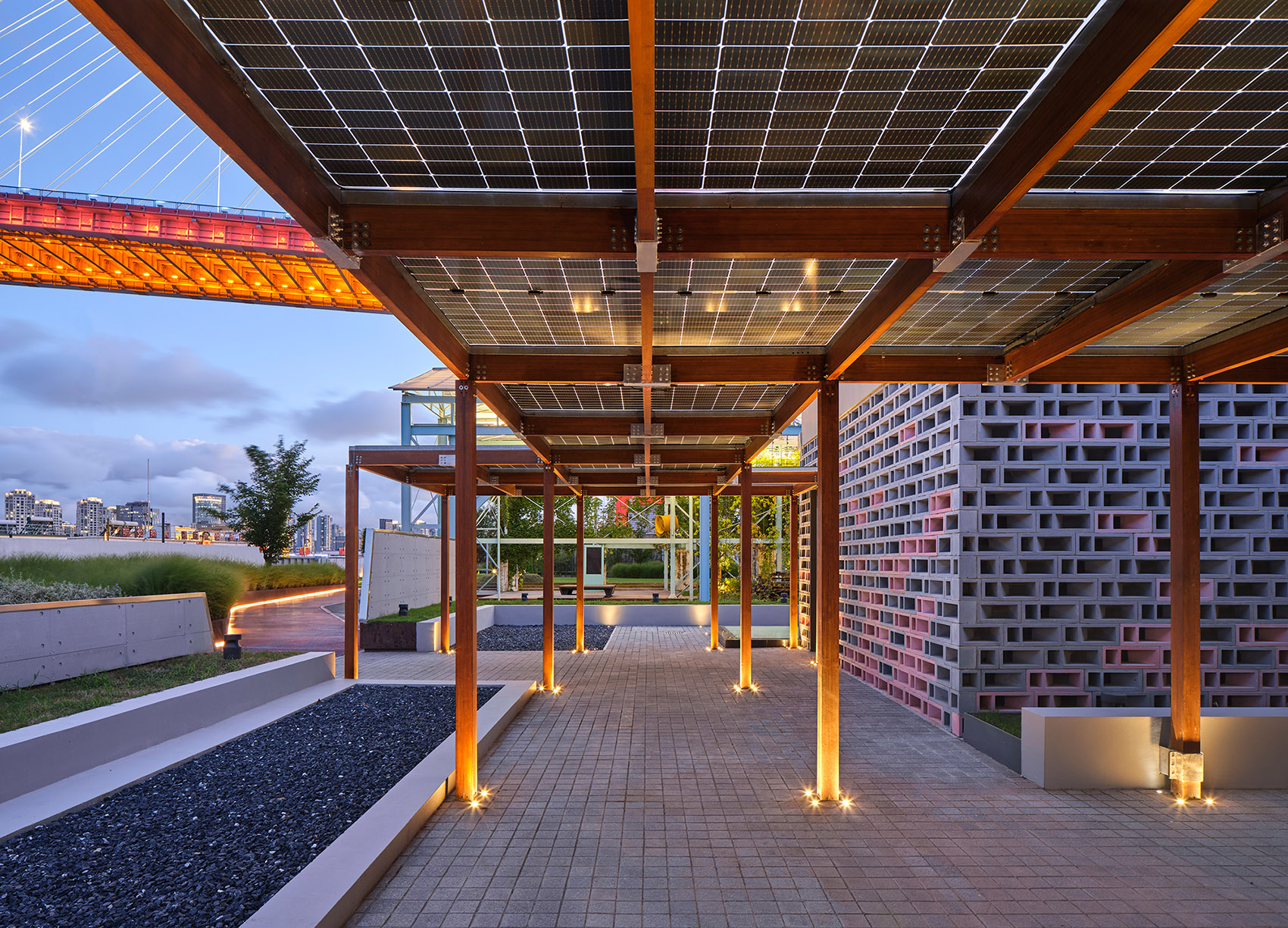 Huangpu River Yangpu Bridge Water Quality Automatic Monitoring Station Renovation by ATELIER L+ ...